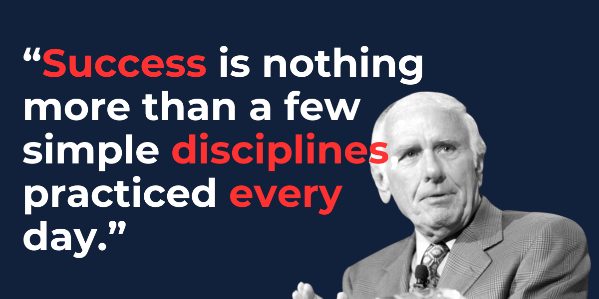 The Self-Discipline Blueprint: Jim Rohn’s Strategies for a Successful ...